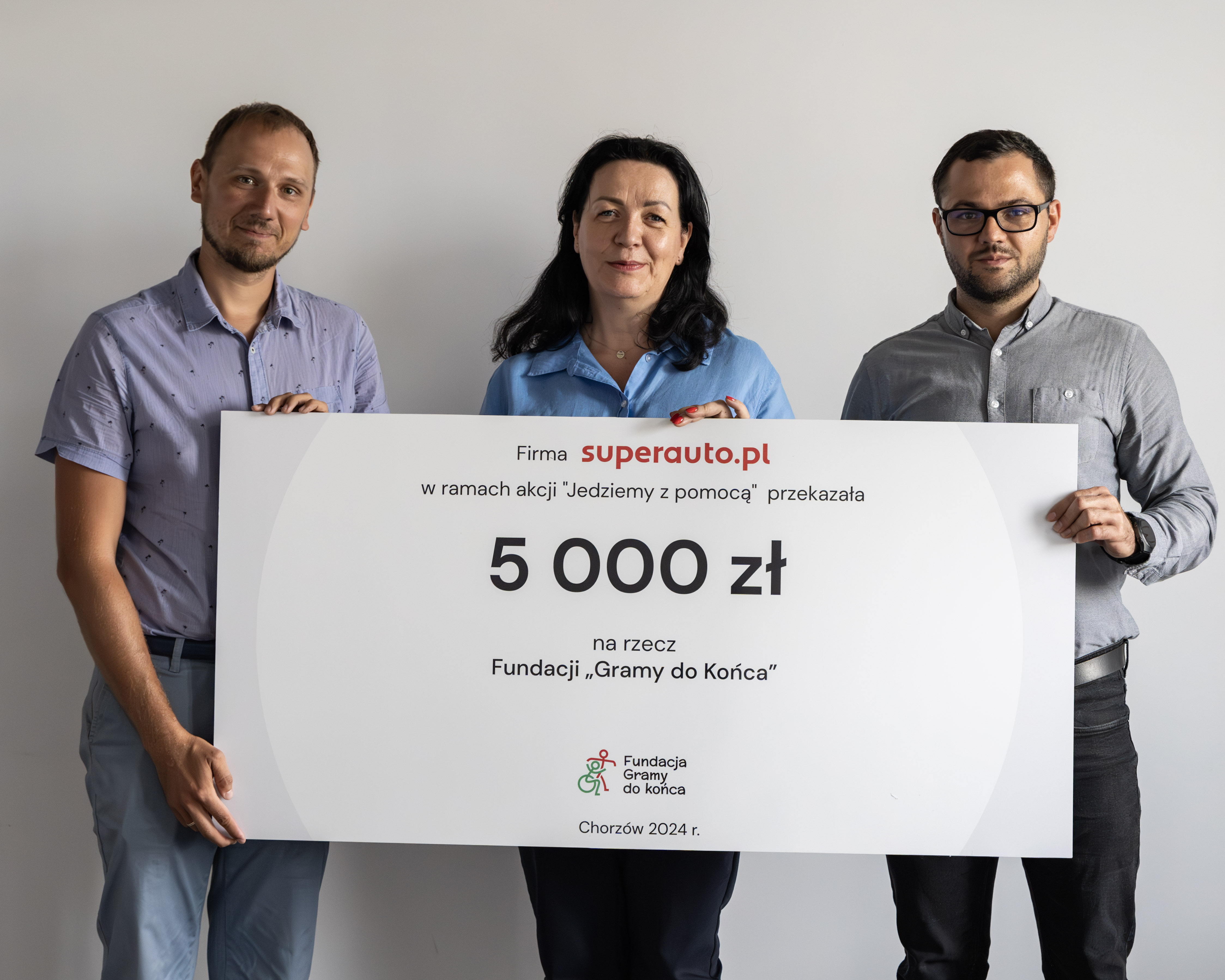 Fundacja "Gramy do Końca" otrzymała wsparcie od firmy z Chorzowa w ...